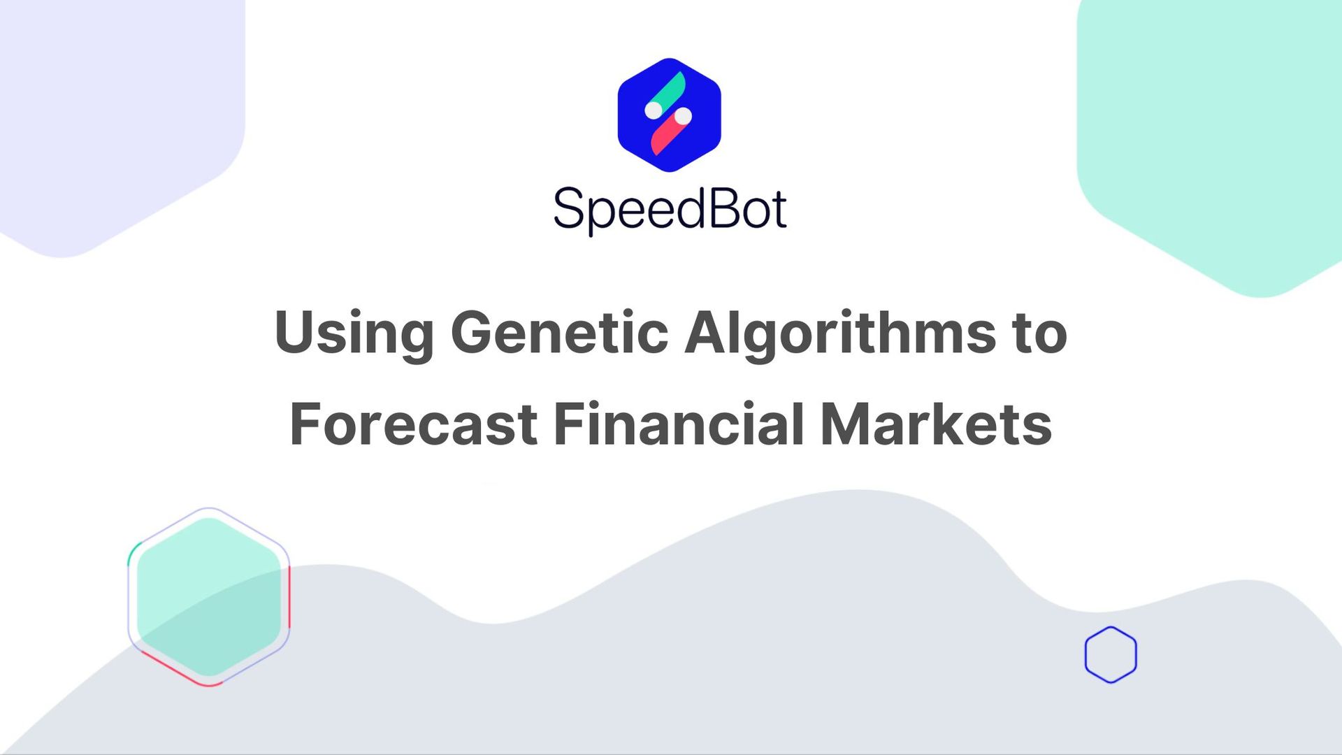 Using Genetic Algorithms to Forecast Financial Markets